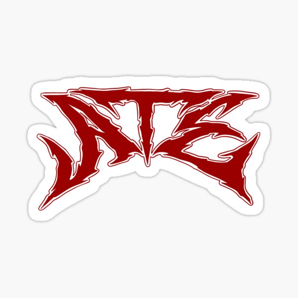 "stray kids skz ate logo - red version" Sticker for Sale by ...