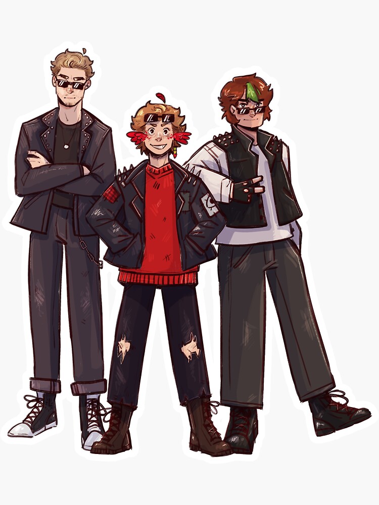 "Bad Boys " Sticker for Sale by ThePlagueRatt | Redbubble