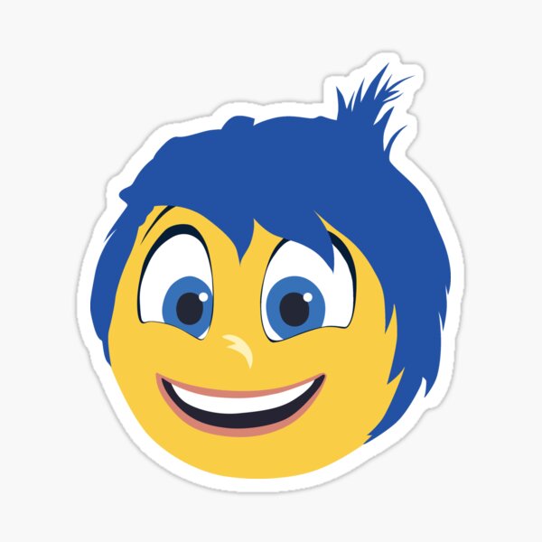 "Joy Inside Out Design PNG" Sticker for Sale by ceilrstt | Redbubble