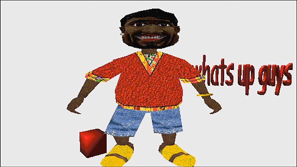 ""whats up guys" 3D Movie maker meme" by hahagetrekt | Redbubble