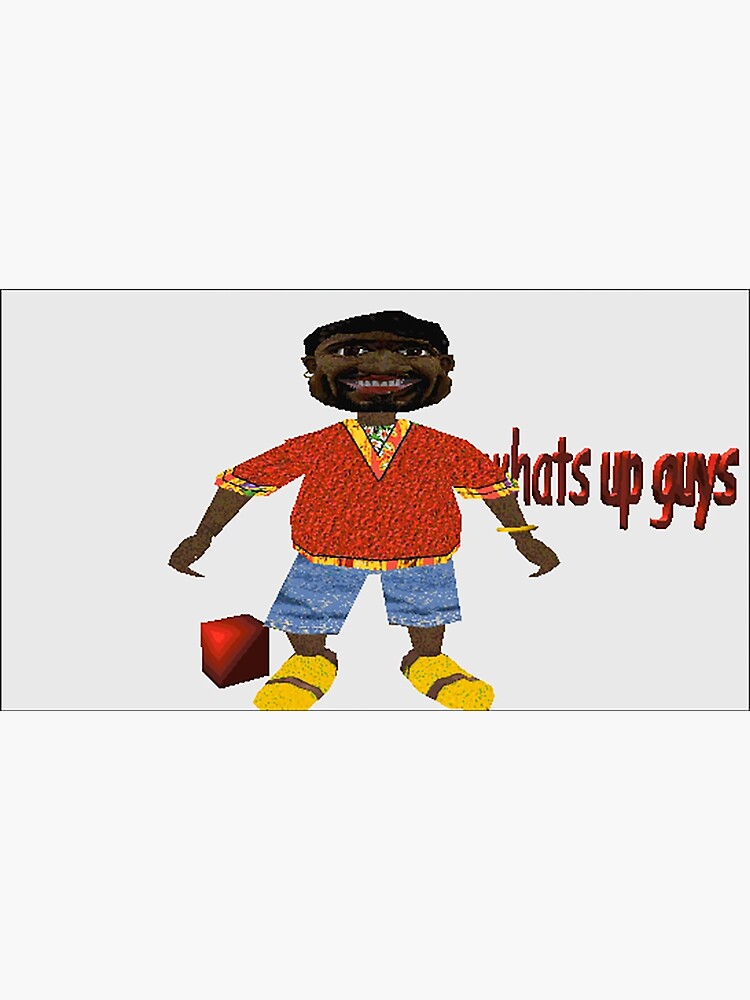 ""whats up guys" 3D Movie maker meme" Poster for Sale by hahagetrekt ...