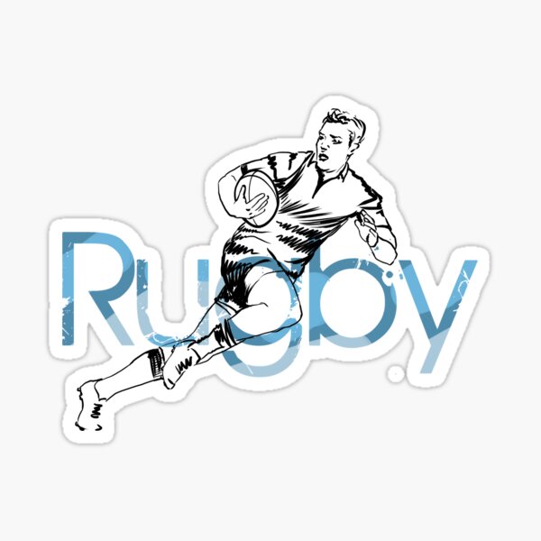 "rugby" Sticker for Sale by sibosssr | Redbubble
