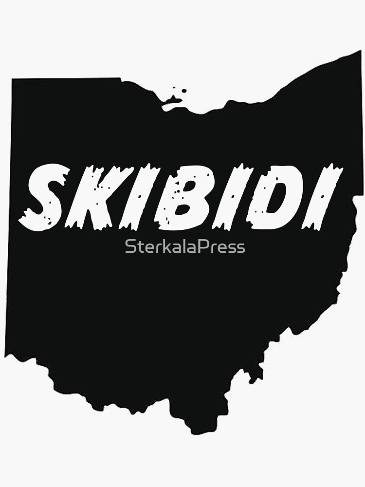 "Skibidi Ohio" Sticker for Sale by SterkalaPress | Redbubble