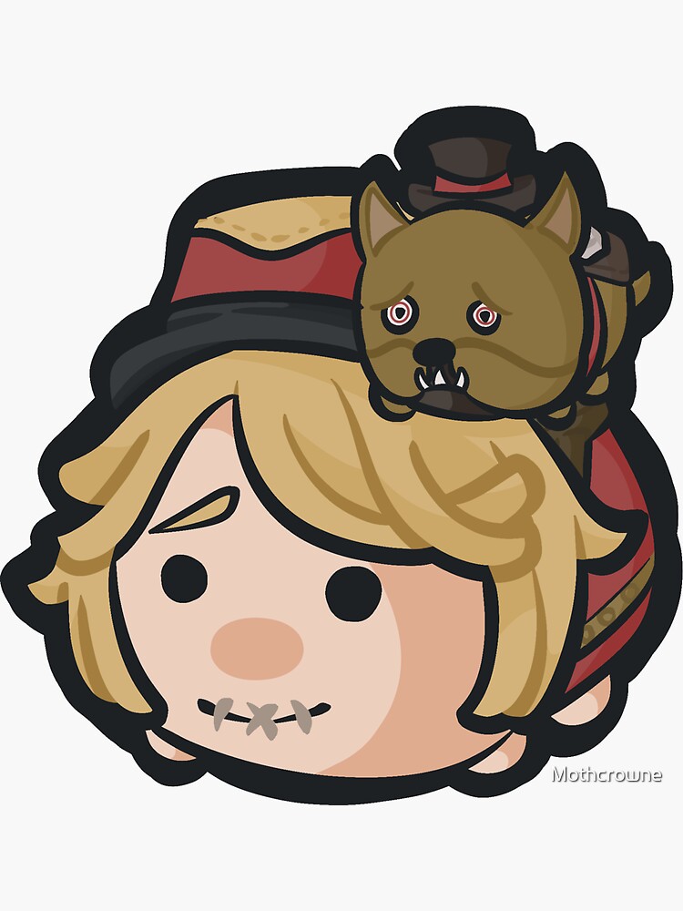 "Identity V Postman Tsumtsum" Sticker for Sale by Mothcrowne | Redbubble