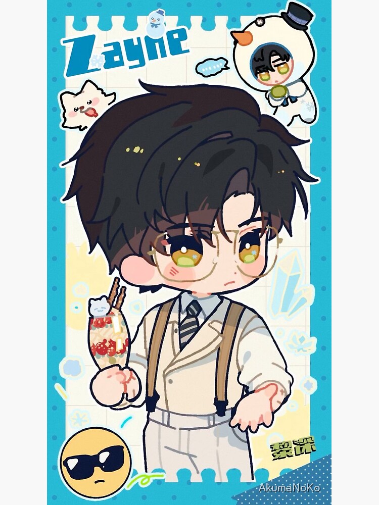 "Zayne, Love and Deepspace" Sticker by AkumaNoKo | Redbubble