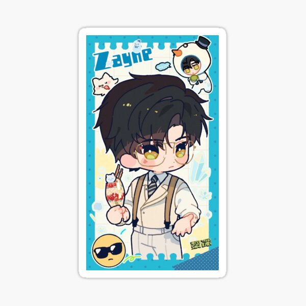 "Zayne, Love and Deepspace" Sticker by AkumaNoKo | Redbubble