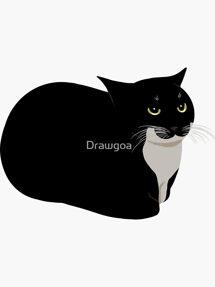 "Maxwell Cat Meme" Sticker for Sale by Drawgoa | Redbubble