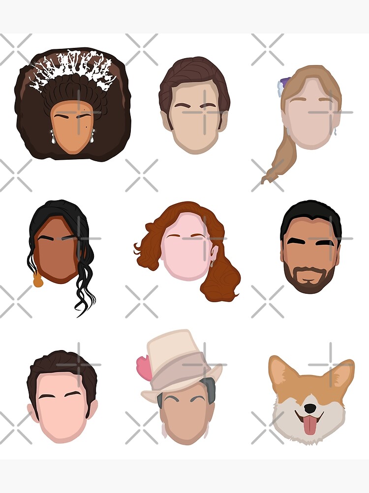 "Bridgerton's Penelope, Colin, Kate, Anthony, Daphne, Simon, Queen ...