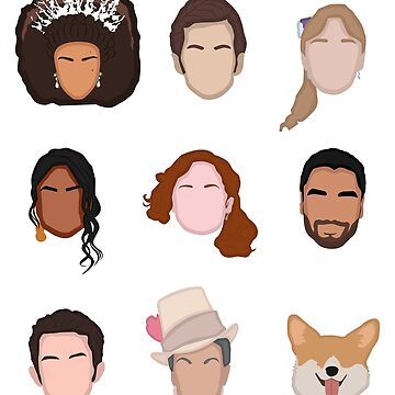 "Bridgerton's Penelope, Colin, Kate, Anthony, Daphne, Simon, Queen ...