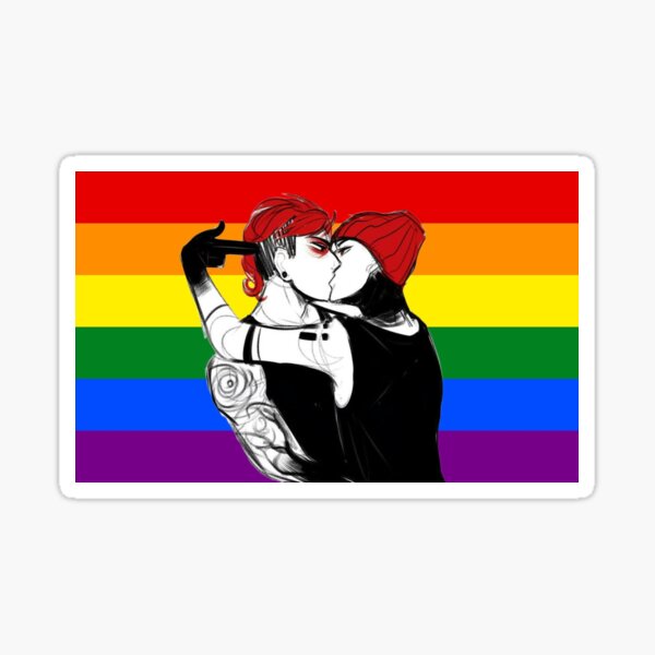 "joshler Pride" Sticker for Sale by mbrewster | Redbubble