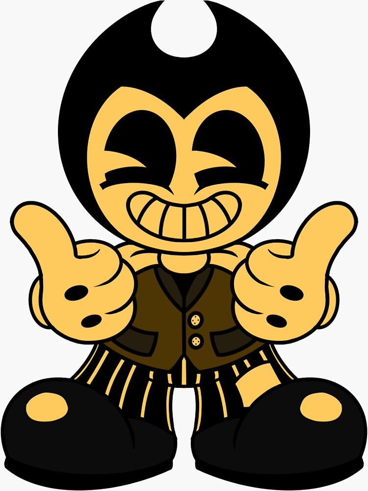 Bendy Thumbs Up” Bendy And The Dark Revival " Sticker for Sale by ...