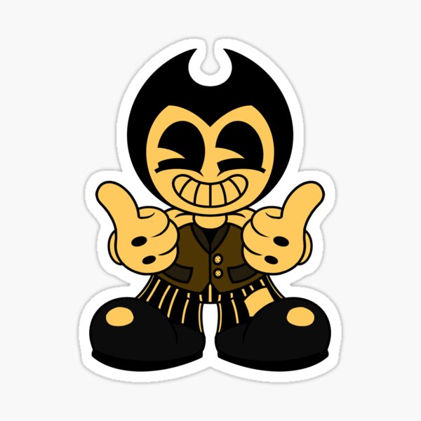Bendy Thumbs Up” Bendy And The Dark Revival " Sticker for Sale by ...