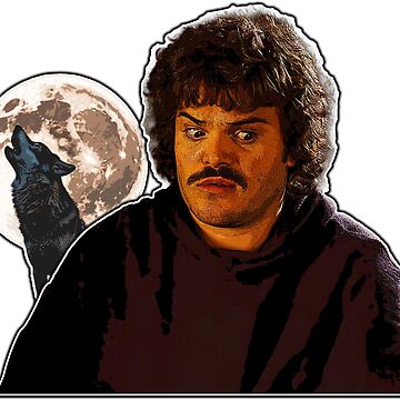 "Nacho Libre - Wolf Howling" Sticker for Sale by brad2ecla | Redbubble