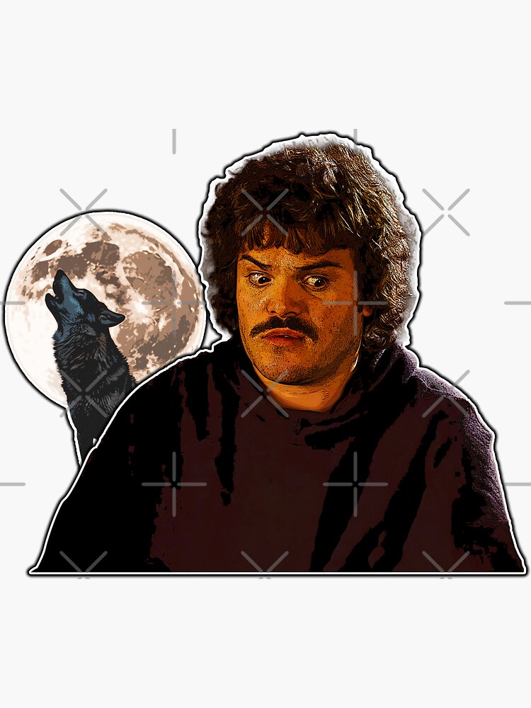 "Nacho Libre - Wolf Howling" Sticker for Sale by brad2ecla | Redbubble