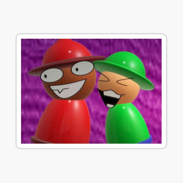 "Expunged and Bandu" Sticker for Sale by Chaos-God-Stan | Redbubble