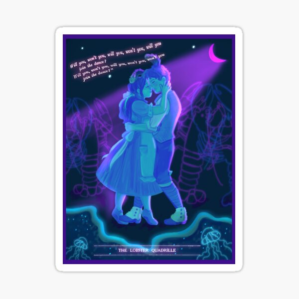 "the lobster dance" Sticker for Sale by suchacomet | Redbubble