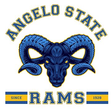 "Angelo State Rams Pack" Sticker for Sale by Logusarts | Redbubble