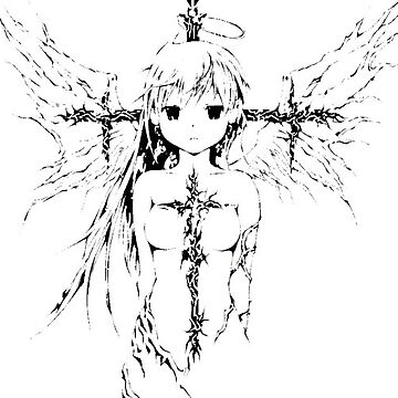 "Anime angel" Sticker for Sale by CyberClother | Redbubble