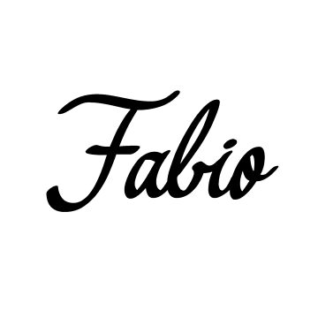 "Fabio" Sticker for Sale by Shalomjoy | Redbubble