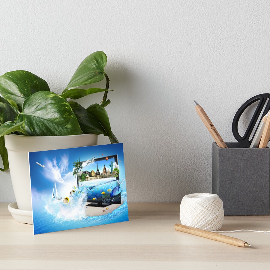 "Frutiger Aero Tropical Monitor" Sticker for Sale by FrutigerAero ...