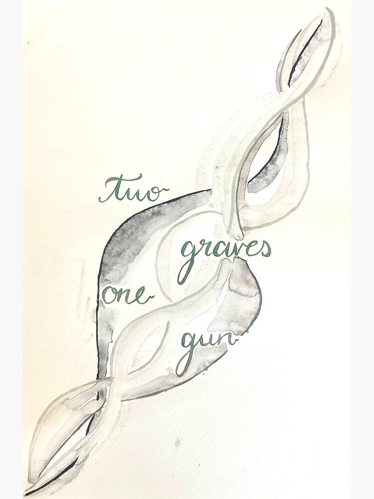 "Taylor Swift TTPD So Long London two graves one gun" Sticker for Sale ...