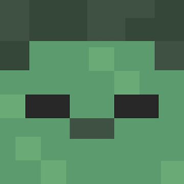 "Zombie Minecraft Mob Head" Art Board Print for Sale by Darcekar ...