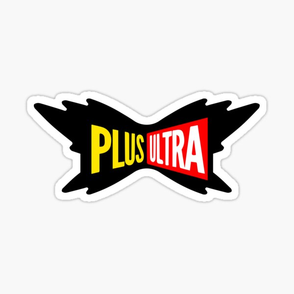 "Plus ultra logo 01" Sticker for Sale by Kalaidax | Redbubble