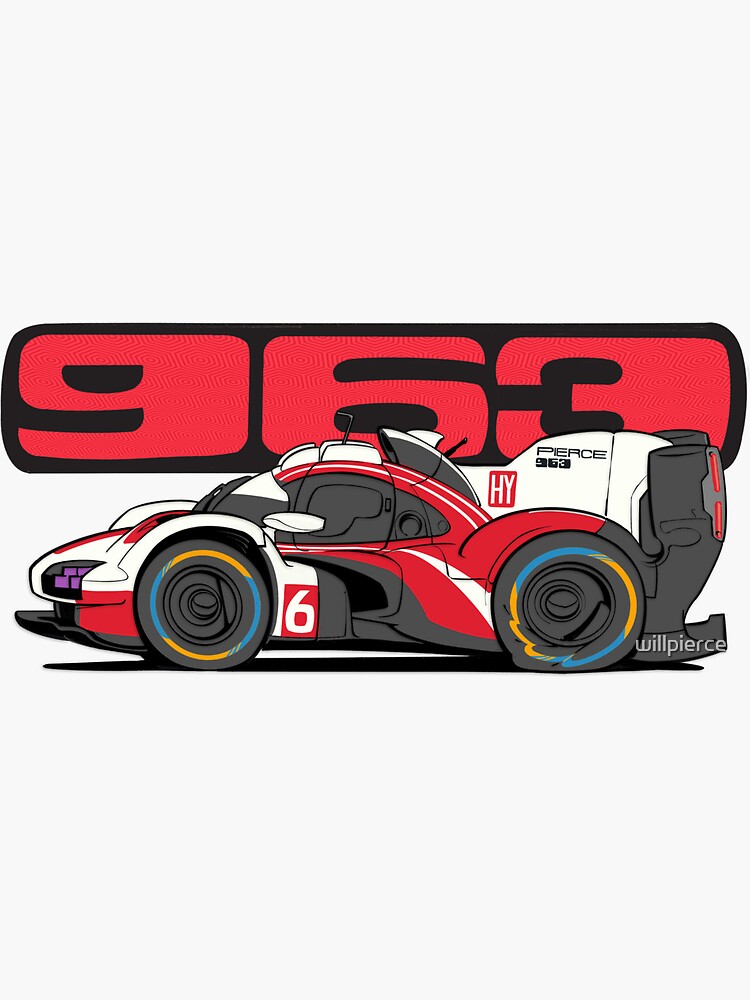 " Penske LMDh Le Mans Hypercar" Sticker for Sale by willpierce | Redbubble