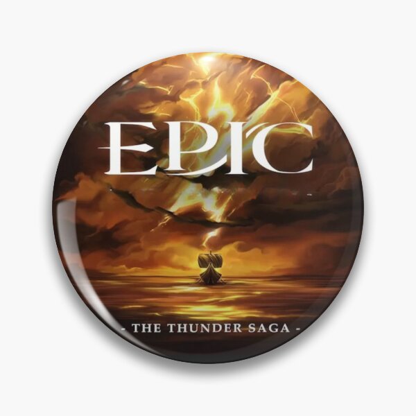 "Epic the Musical: The Thunder Saga" Pin for Sale by Raxeira | Redbubble