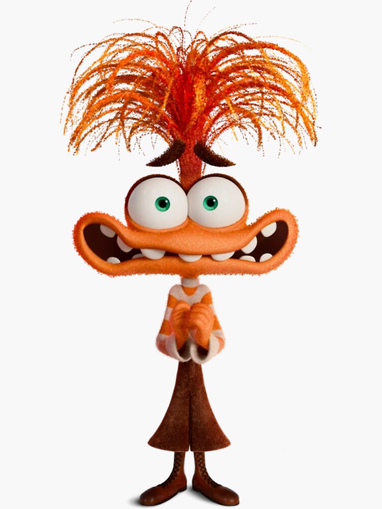 "Anxiety from inside out 2" Sticker for Sale by emcazalet | Redbubble