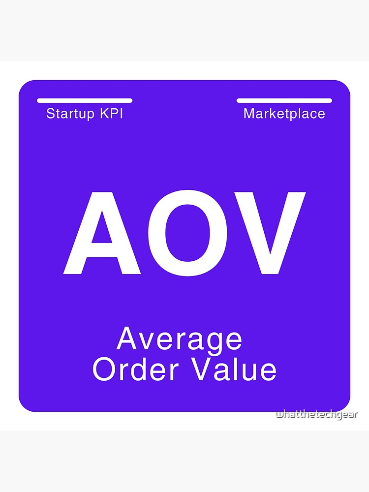 ""Periodic Table of Startup KPIs Collection": Average Order Value ...