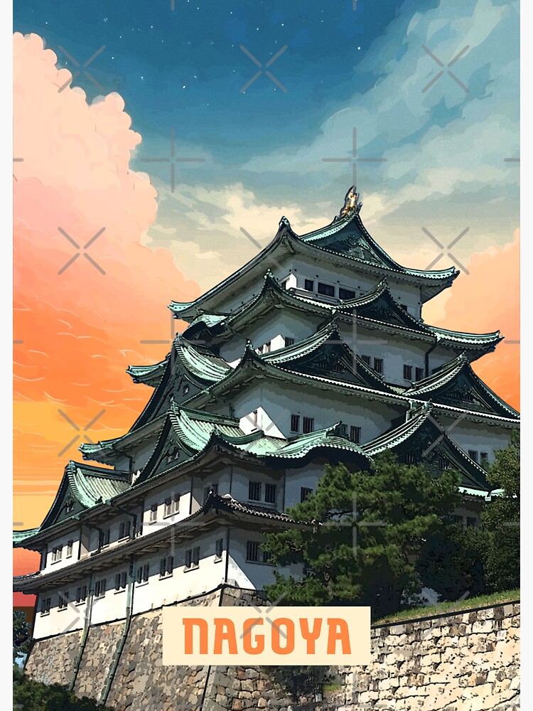 "Nagoya" Sticker for Sale by BoKev | Redbubble