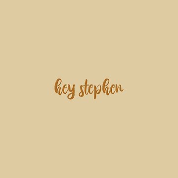 "Hey Stephen Taylor Swift" Sticker for Sale by BoldNFresh | Redbubble