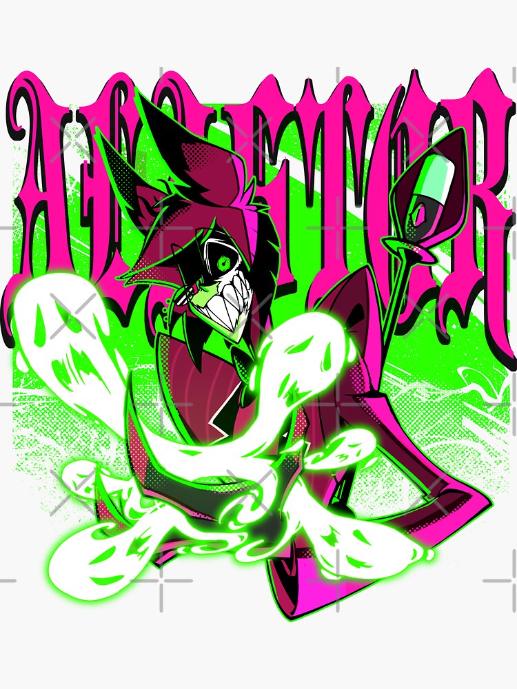 "Alastor Overlord Hazbin Hotel" Sticker for Sale by Aniko-Strange ...