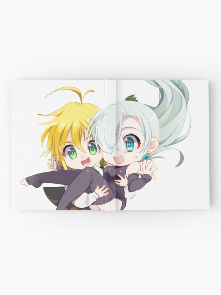 Cuaderno de tapa dura «7 pecados capitales Meliodas y Elizabeth Chibi ...