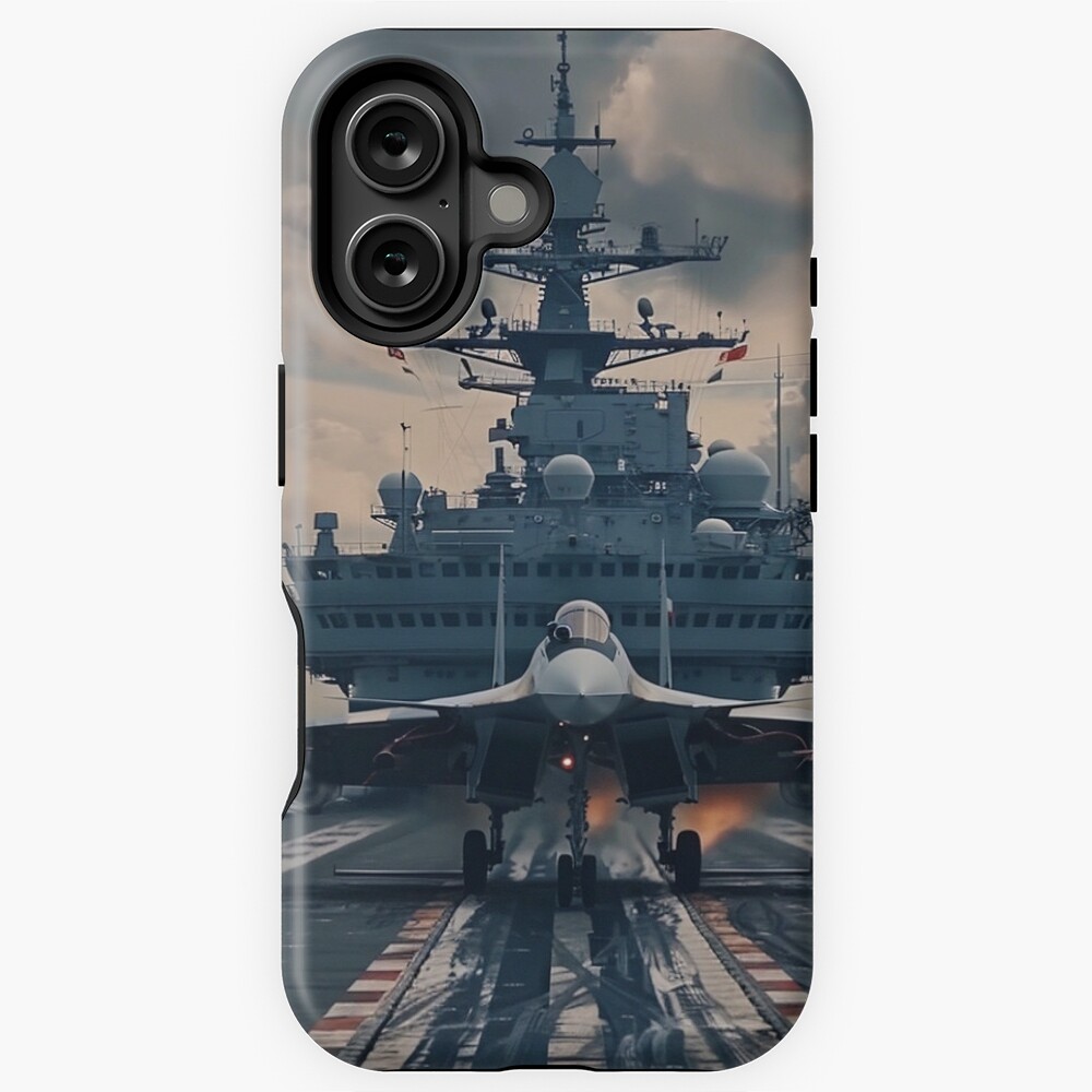 "military aircraft carrier with fighter jets" Poster for Sale by dcrc ...