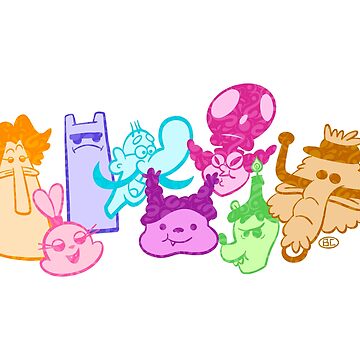 "Chowder Characters" Sticker for Sale by BrandonDesigned | Redbubble