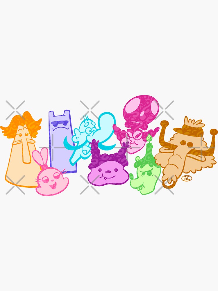 "Chowder Characters" Sticker for Sale by BrandonDesigned | Redbubble