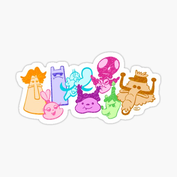 "Chowder Characters" Sticker for Sale by BrandonDesigned | Redbubble