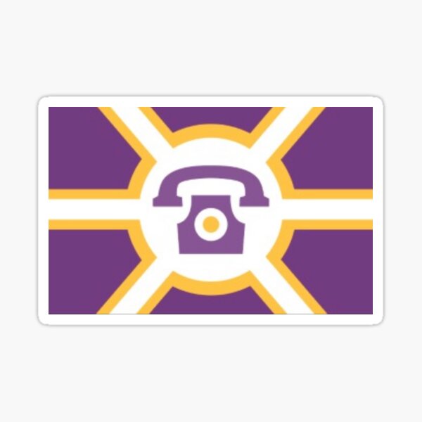 "Flag of Dialtown " Sticker for Sale by Normie- | Redbubble