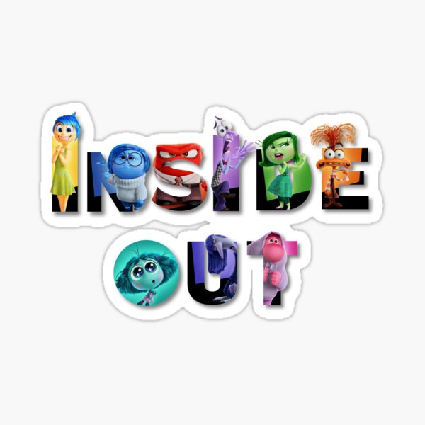 "Inside Out Graphic Design" Sticker for Sale by annikasabrina | Redbubble