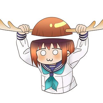 "smooth brain noko-tan fan-art" Sticker for Sale by animakr | Redbubble