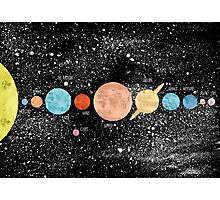 "Solar System, watercolor Solar System, Astronomy Print, Planets art ...