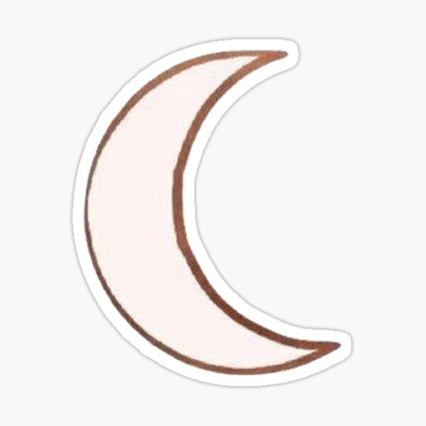 "Moon" Sticker by kkram7 | Redbubble
