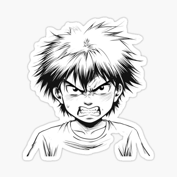 Anime Angry Boy