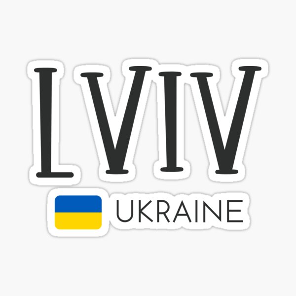 "Lviv - Ukraine " Sticker for Sale by StudioRedKoala | Redbubble