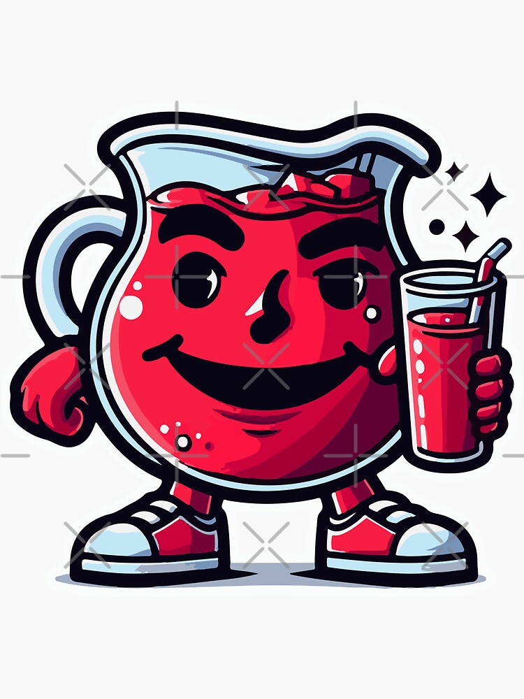 " kool fresh aid cute" Sticker for Sale by Ren-Zou | Redbubble