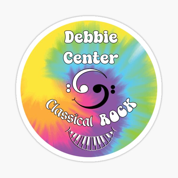 "Debbie Center Classical Rock Logo" Sticker for Sale by DebbieCenter ...
