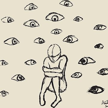 "Social phobia" Art Print for Sale by tappad | Redbubble