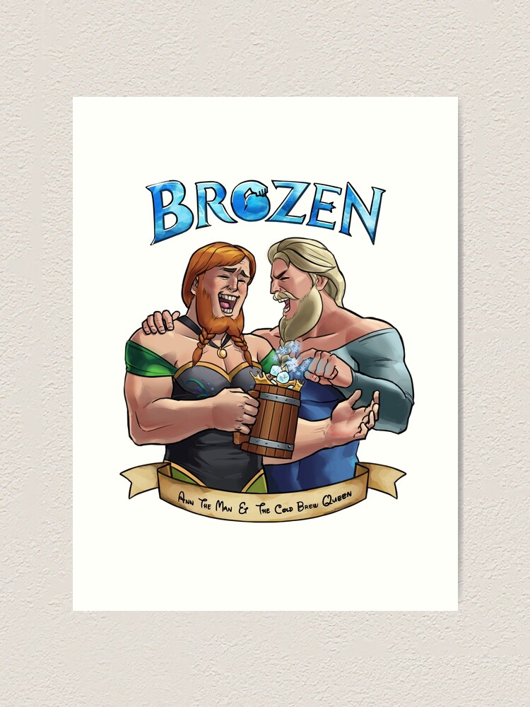 "Brozen" Art Print for Sale by MikhaliX | Redbubble